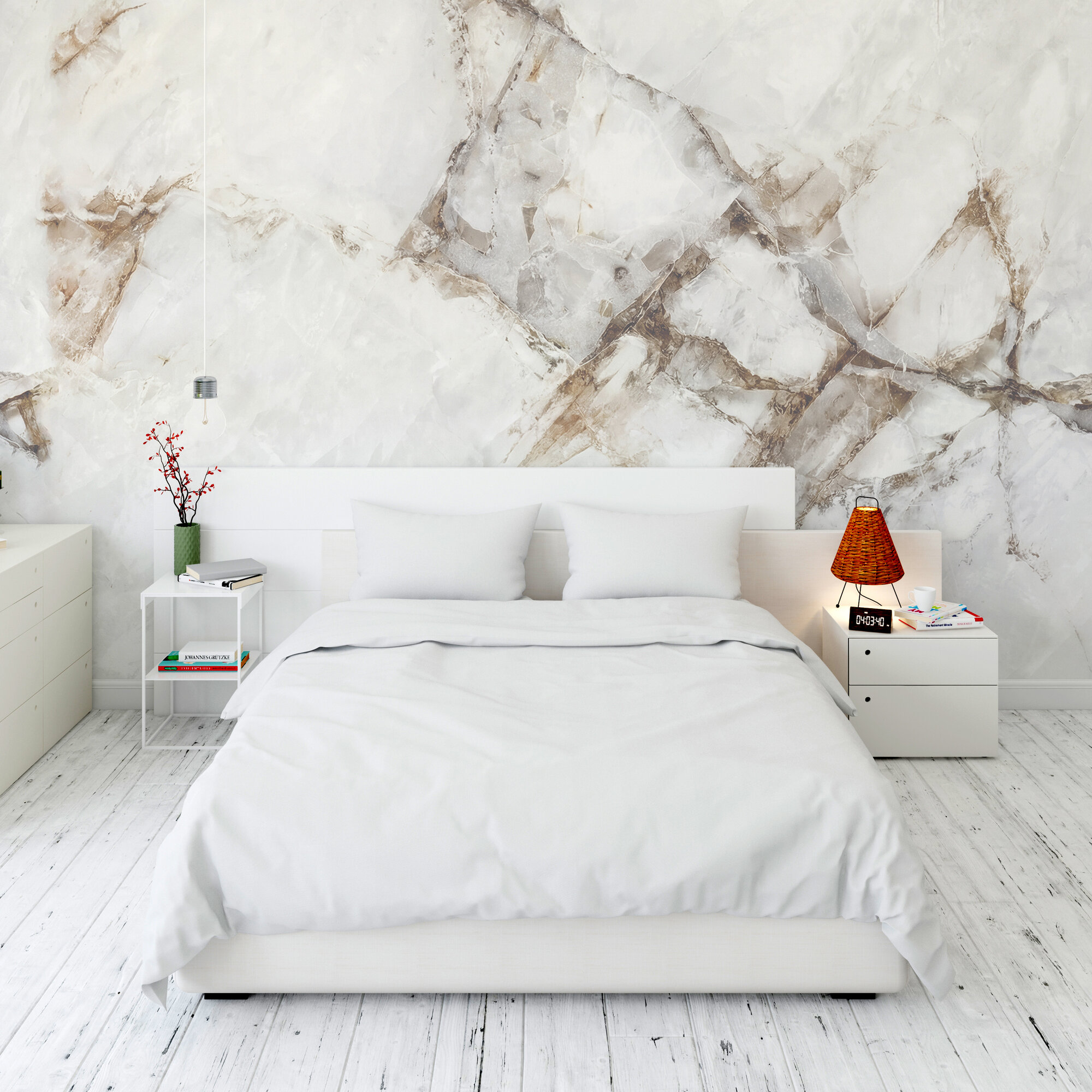 Гибкий мрамор Marmory "Грэйп", 285x142 см, бесшовная фактура, 4.047 м²