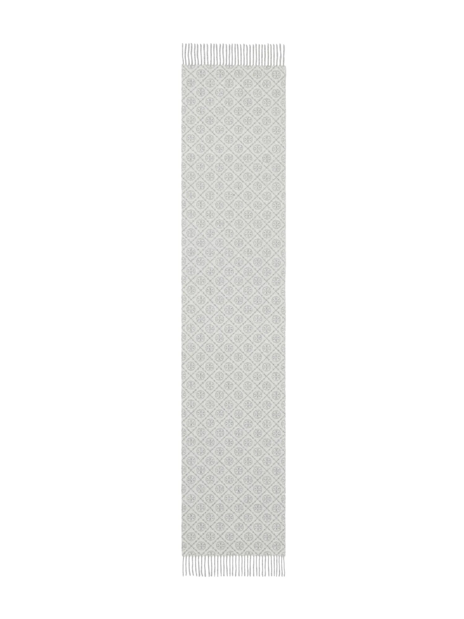 Шарф Tory Burch для женщин,194х38 см, one size, серый — фото 1