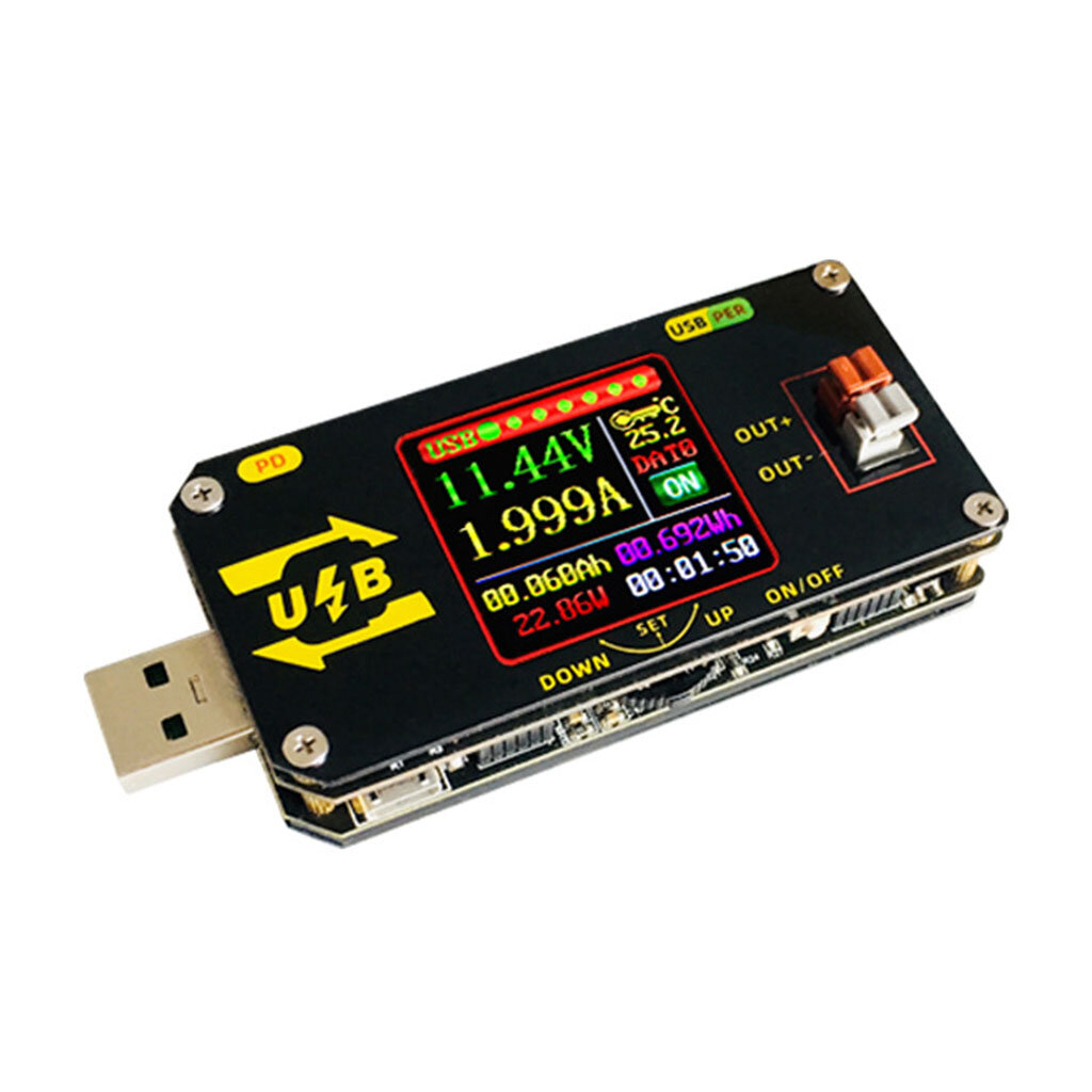 Тестер зарядки USB с цветным экраном XY — UMPD