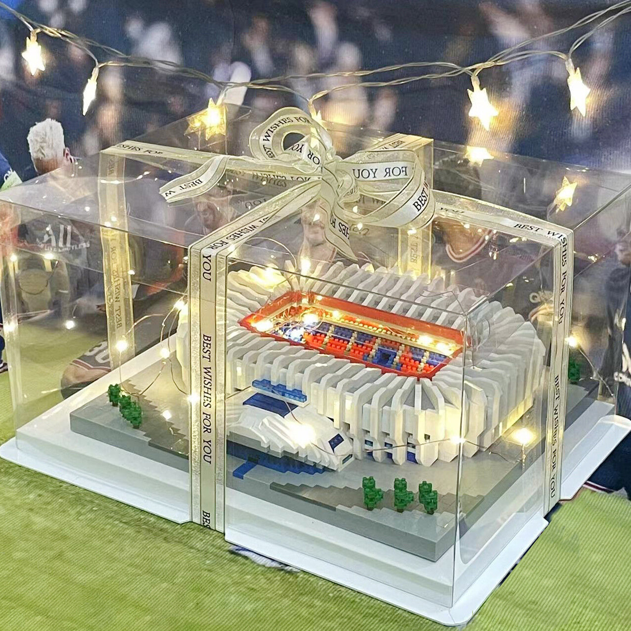 Экспортные популярные игрушки для дропшиппинга: конструкторы из микрочастиц в виде стадионов «Камп Ноу» и «Реал Мадрид»