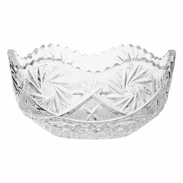 Конфетница, хрусталь, 164 мм, прозрачный (Неман, страна Беларусь)