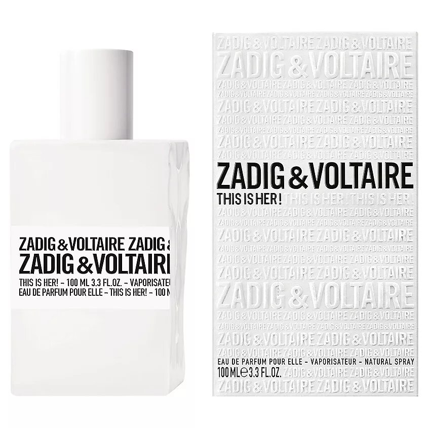 Парфюмерная вода ZADIG&VOLTAIRE "This Is Her", 100 мл, женская