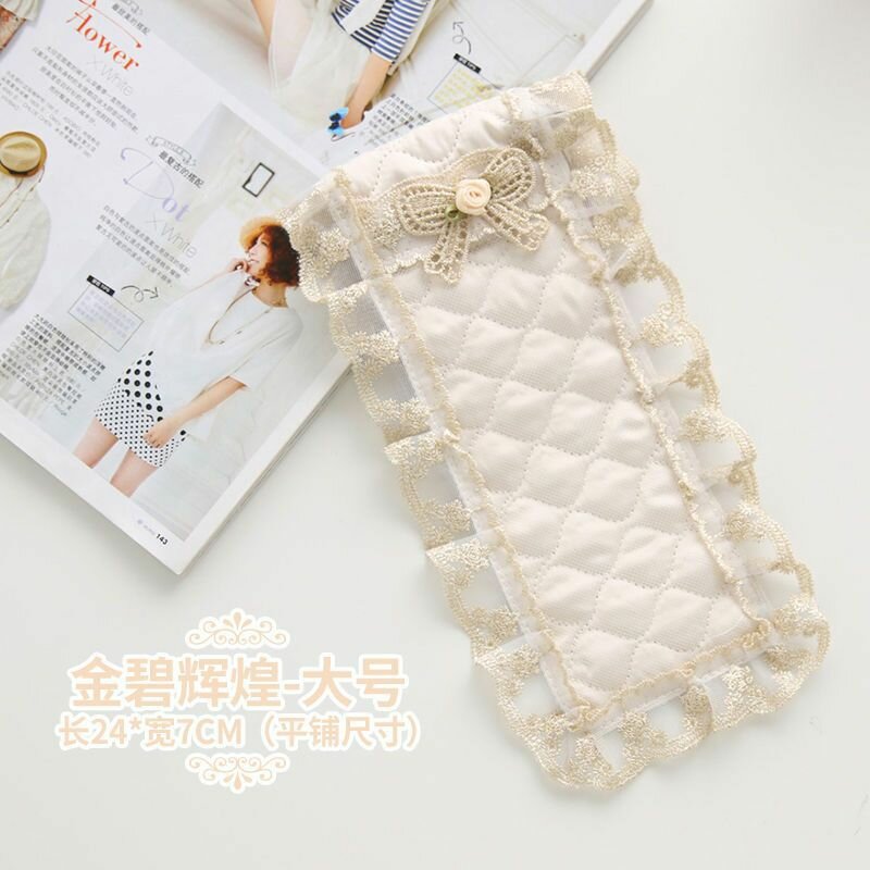 Европейский стиль домашнего пылезащитного чехла для пульта дистанционного управления кондиционера, настольное украшение, ткань с кружевом, антигрязевой защитный чехол