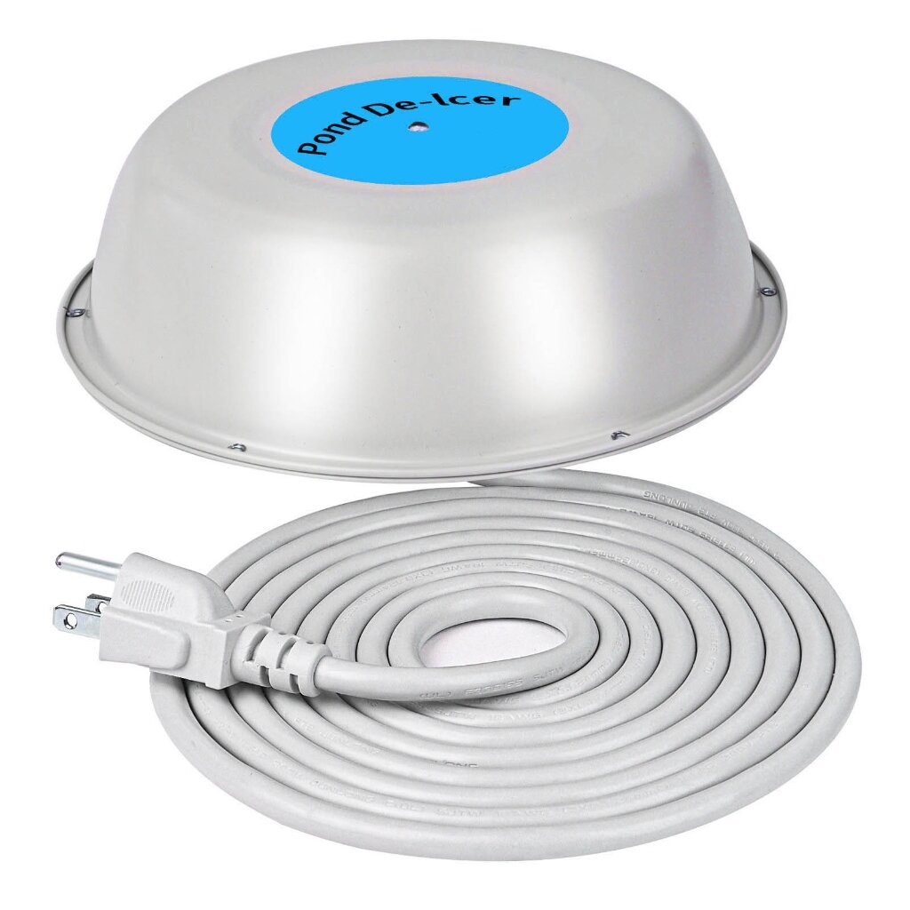 Плавающий Водонагреватель Для Защиты Пруда От Обледенения Из Литого Алюминия Для Выживания Рыб В Замерзающем Пруду На открытом воздухе