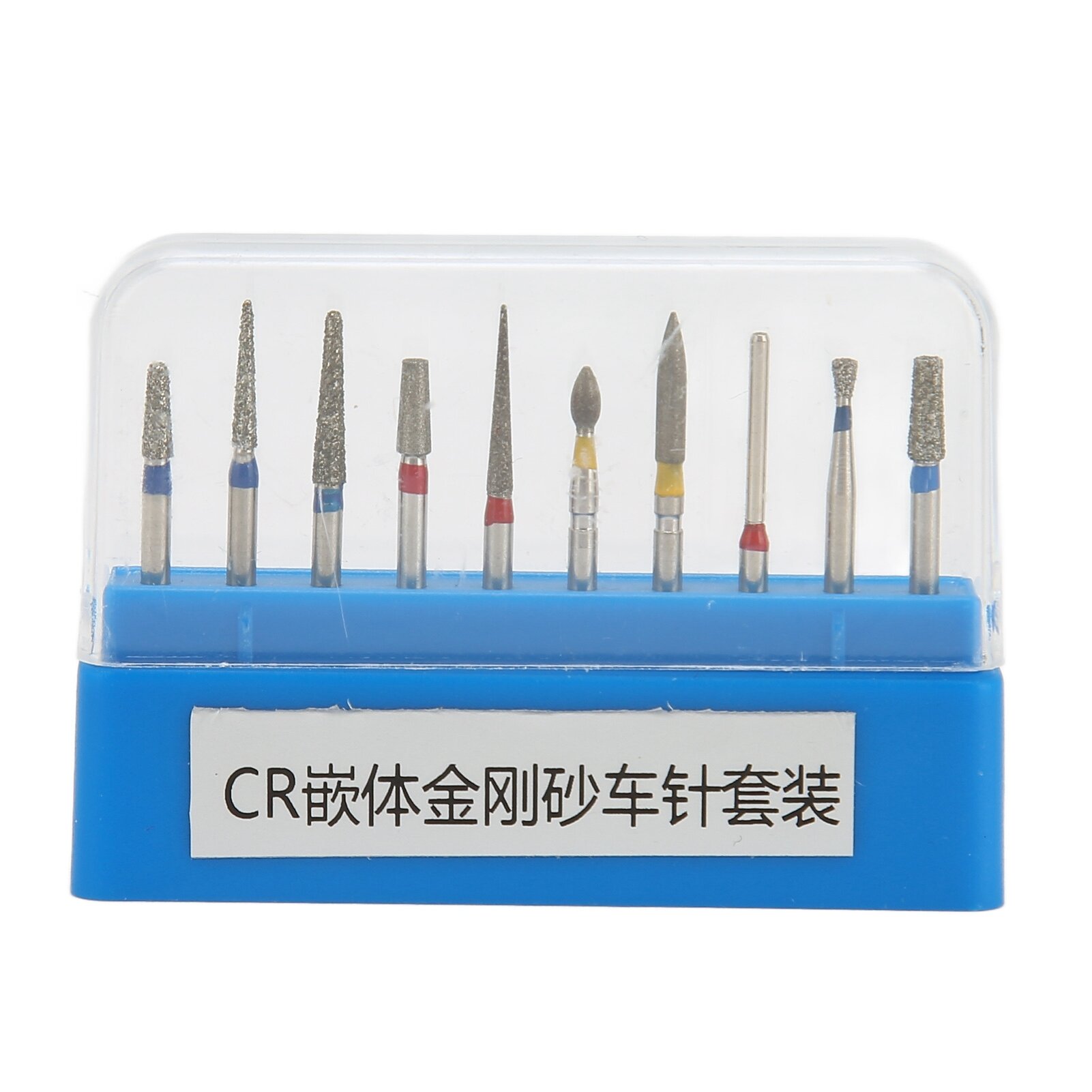10pcs Dental Bur Set Hospital Clinics из нержавеющей стали Полировка зубов для высокой скорости