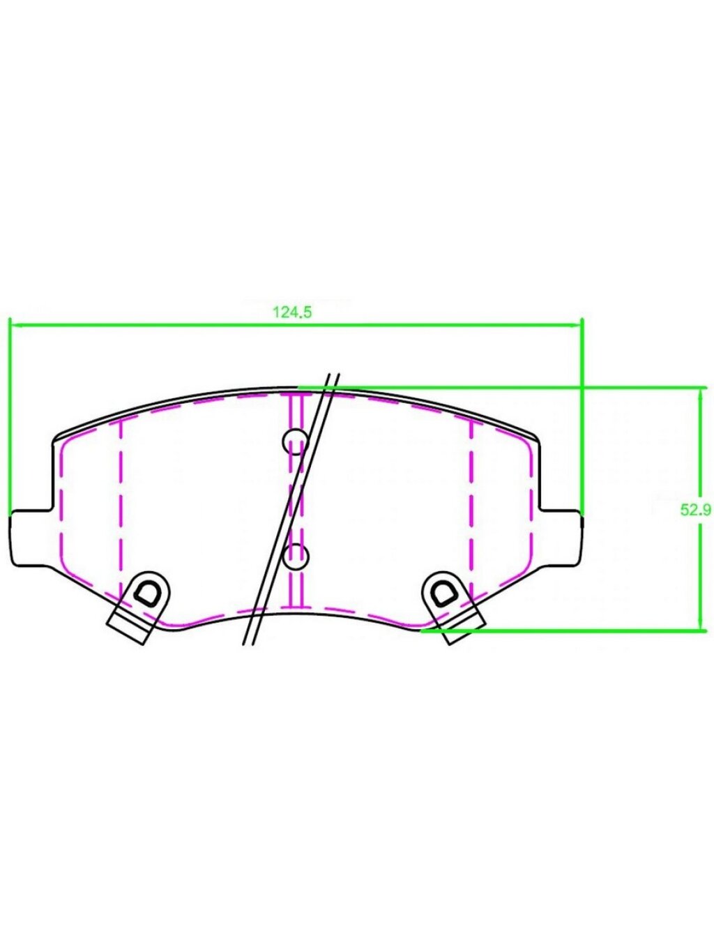 Колодки тормозные дисковые передние для а/м Москвич 3 /JAC JS4 TRIALLI