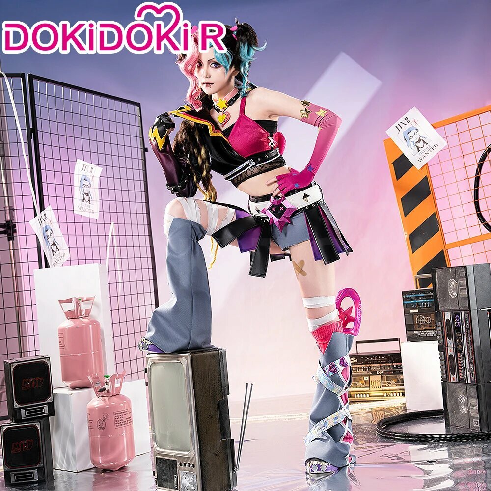 Косплей костюм Jinxx DokiDoki-R розового цвета L, IN STOCK