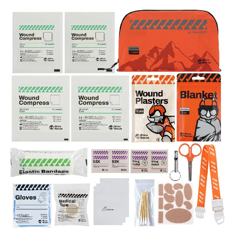 Водонепроницаемая аптечка Rhino Rescue Outdoor Camping Kit
