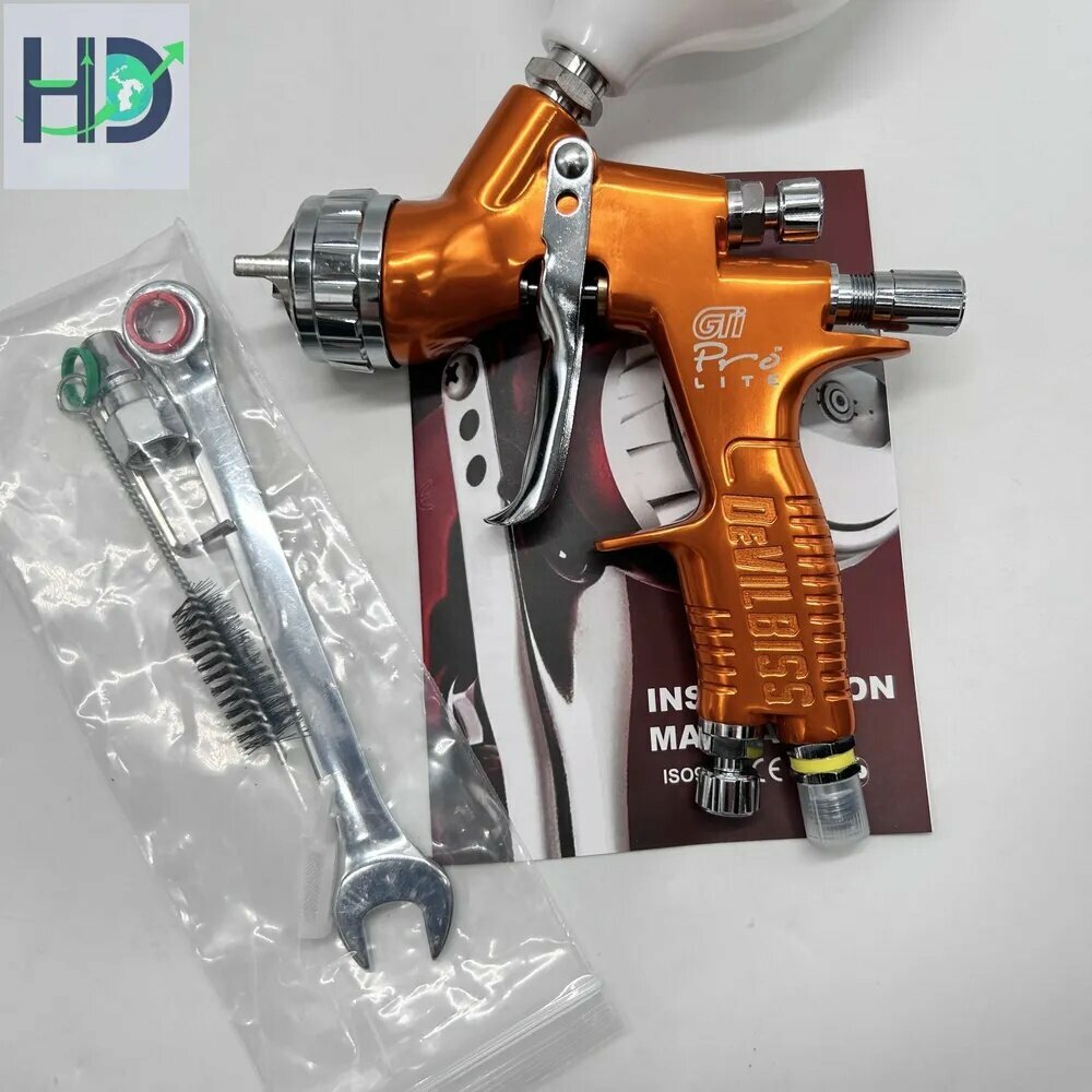 Краскопульт . дюза(1.4mm), Бачок (Китай 600 мл) в комплекте.