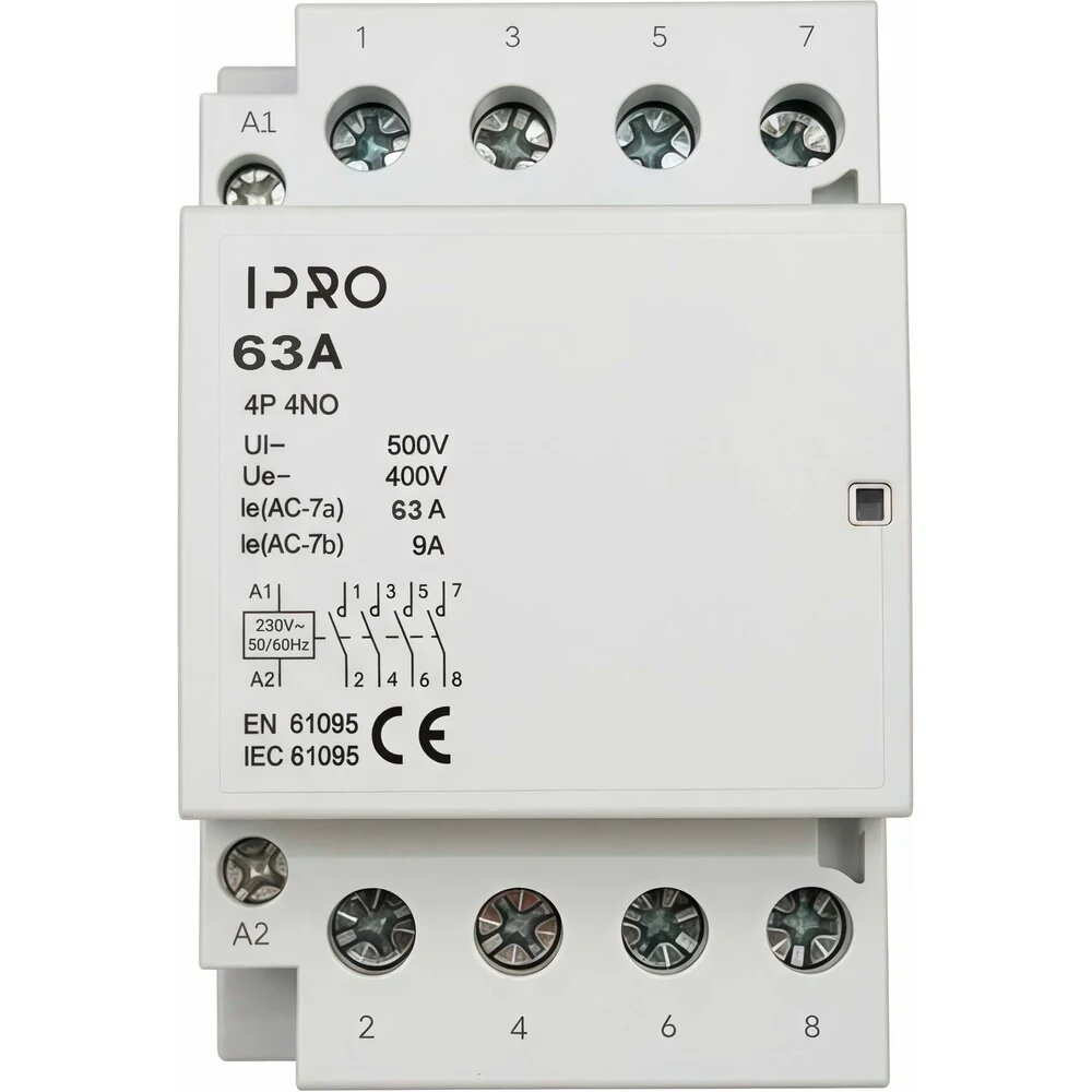 Контактор IPRO 63А 4п 17274