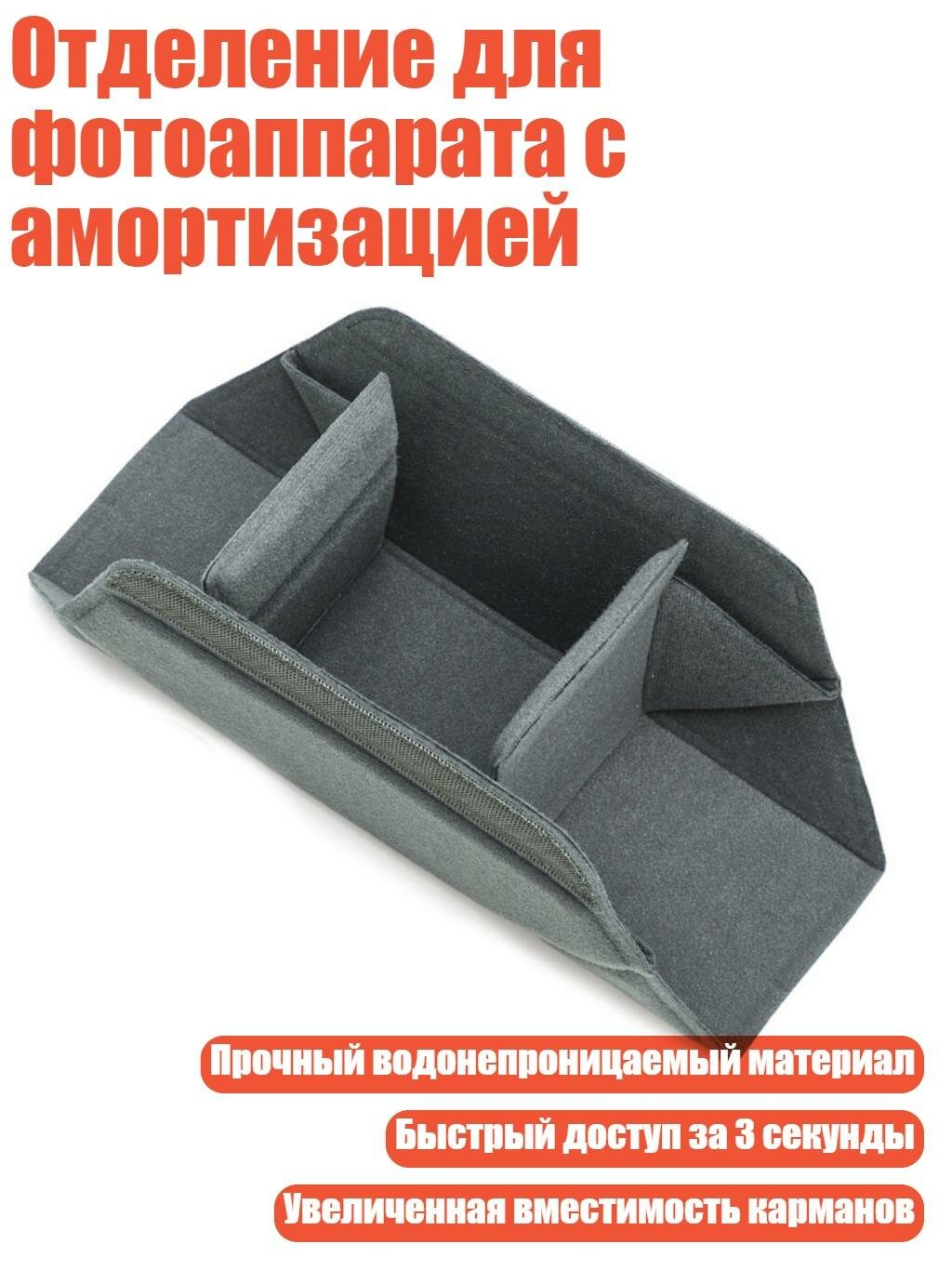 Отделение для фотоаппарата с амортизацией, ND0038