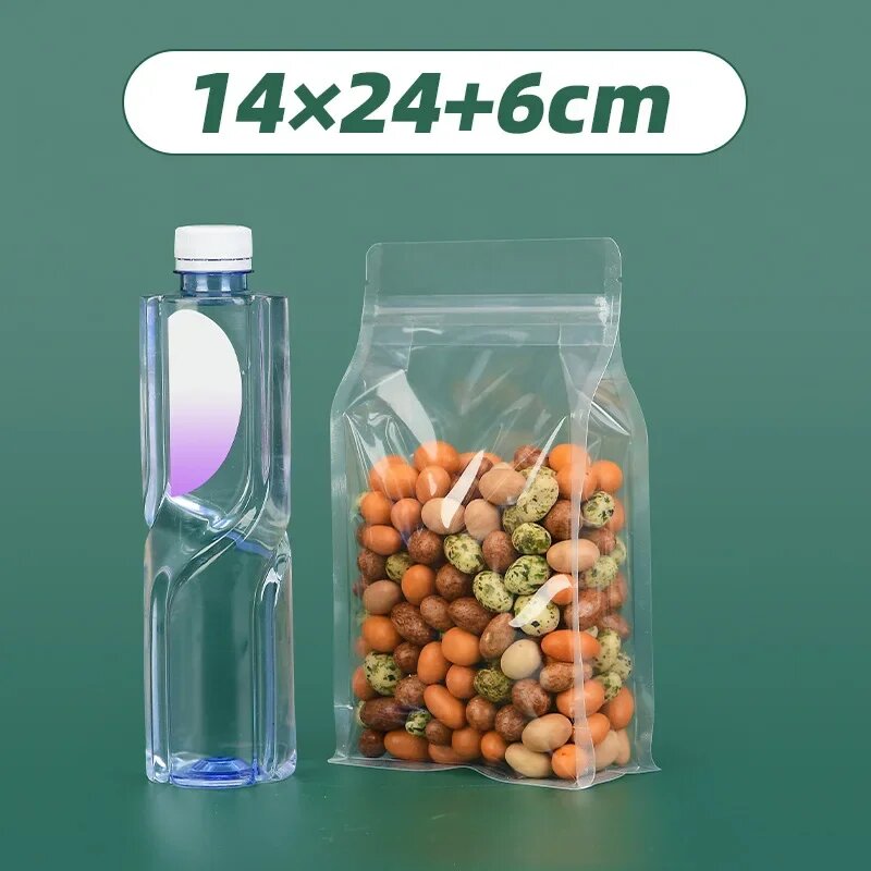 Пакет с зип-локом 14x24+6см для орехов, сухофруктов