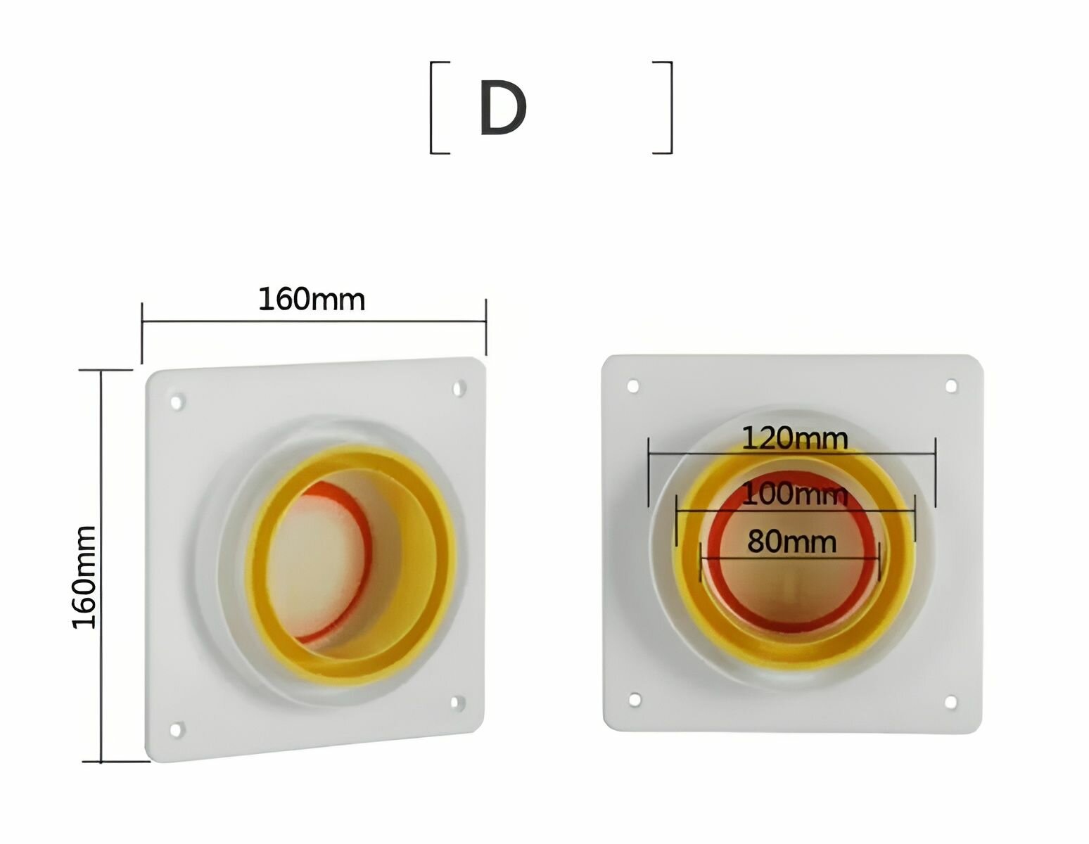Клапан обратный герметичный для защиты от запахов и насекомых.