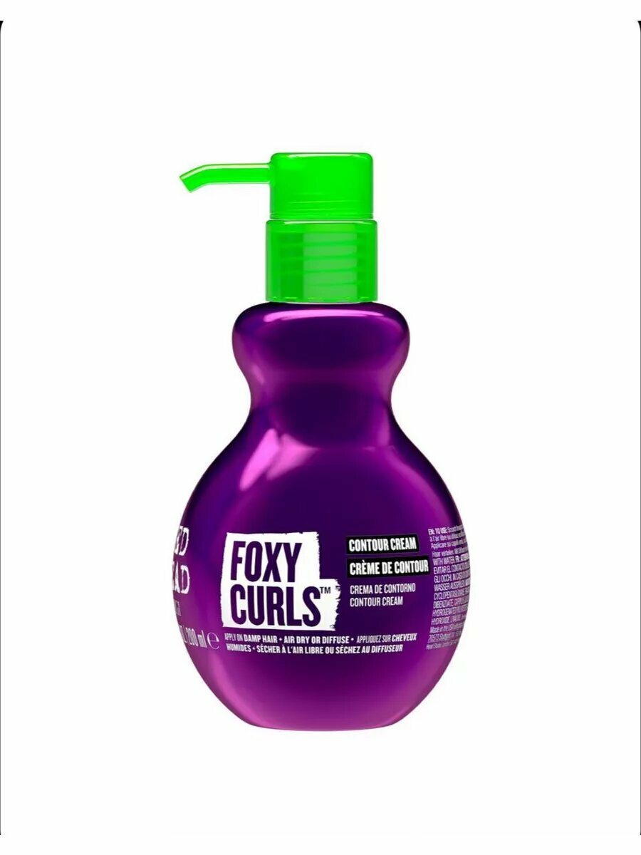 TIGI Bed Head Foxy Curls Contour Cream - Дефинирующий крем для вьющихся волос и защиты от влаги 200 мл