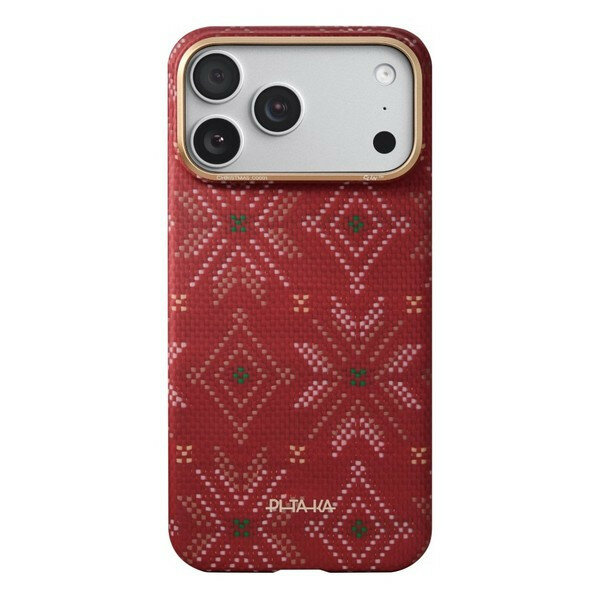 Чехол Pitaka Threads of Winter (Ultra-Slim) Case для iPhone 17 Pro Max 6.9" (CP1702BPM) Scarlett