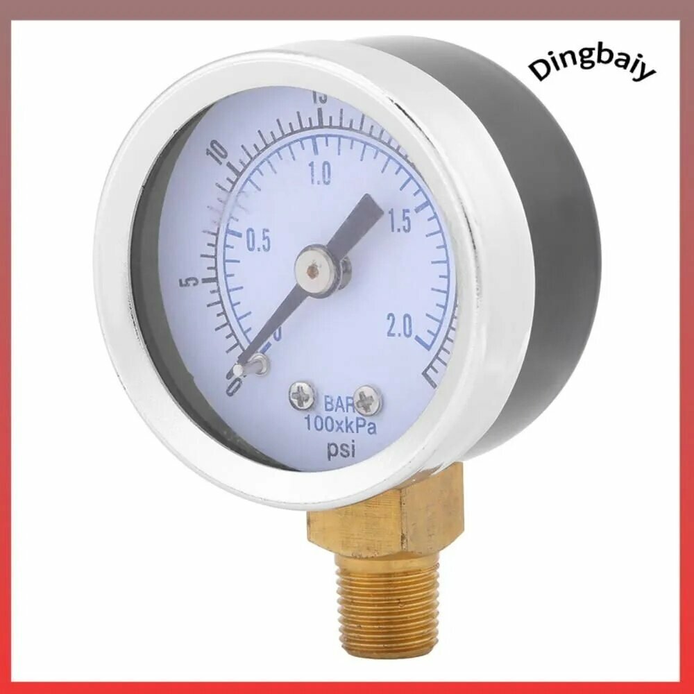 Манометр, мини-диапазон, защищенный для измерения давления в компрессорах и неагрессивных материалах