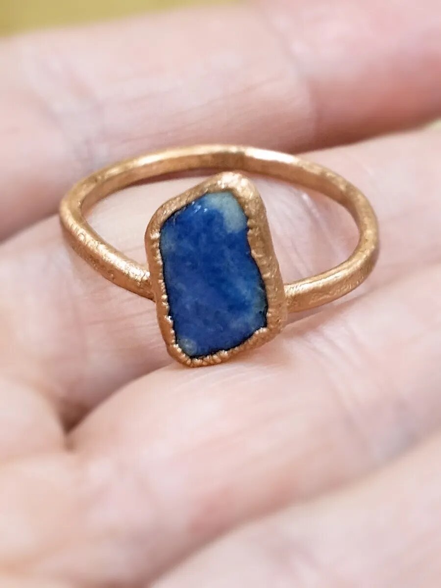 Печатка Медная мастерская GALATEA, лазурит