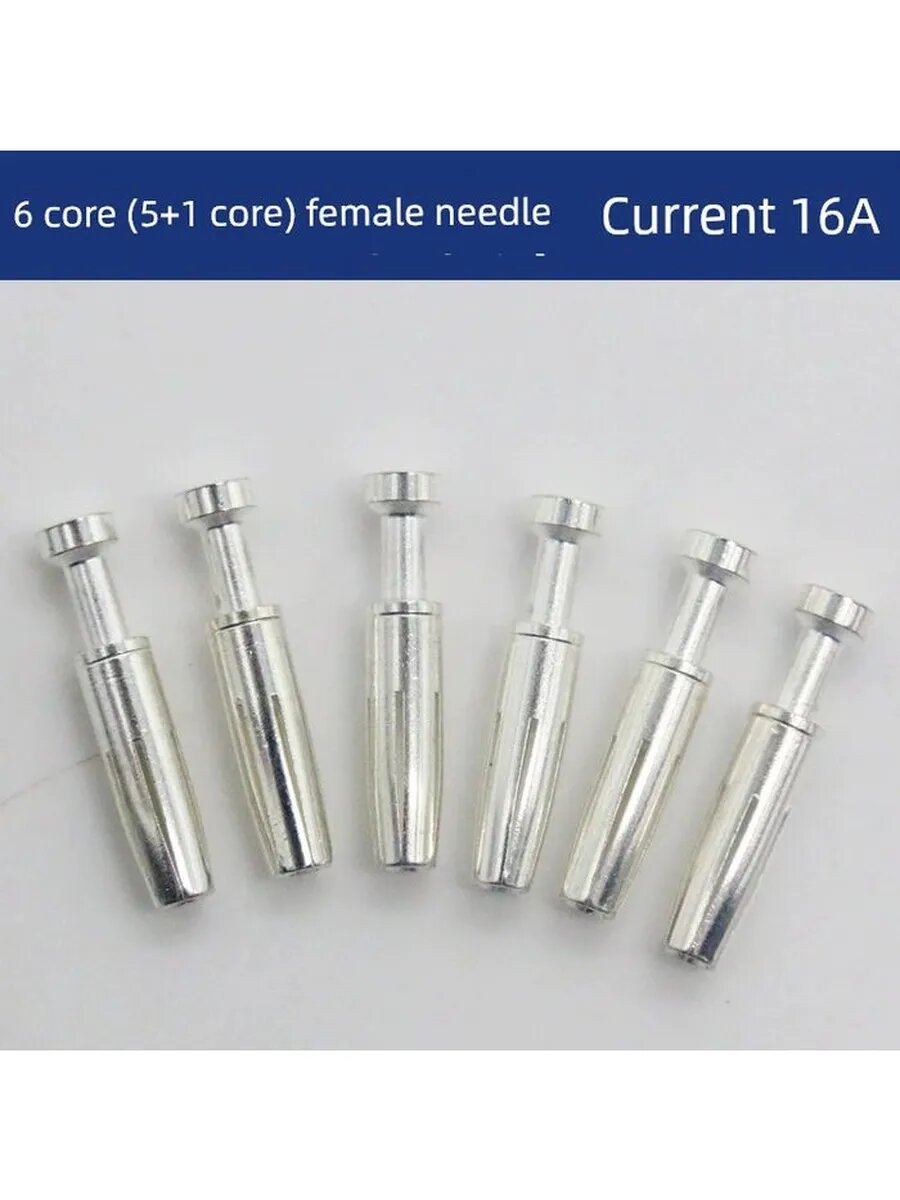 Разъем HDC-HA 6-жильный, женская игла, одиночный