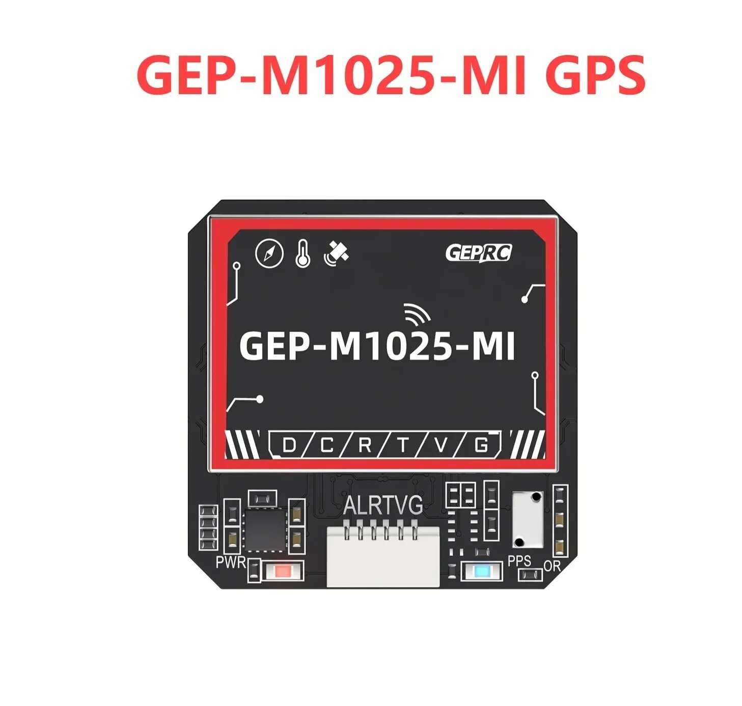 GEPRC GEP-M1025 GPS модуль для дрона Красный, GEP-M1025-MI
