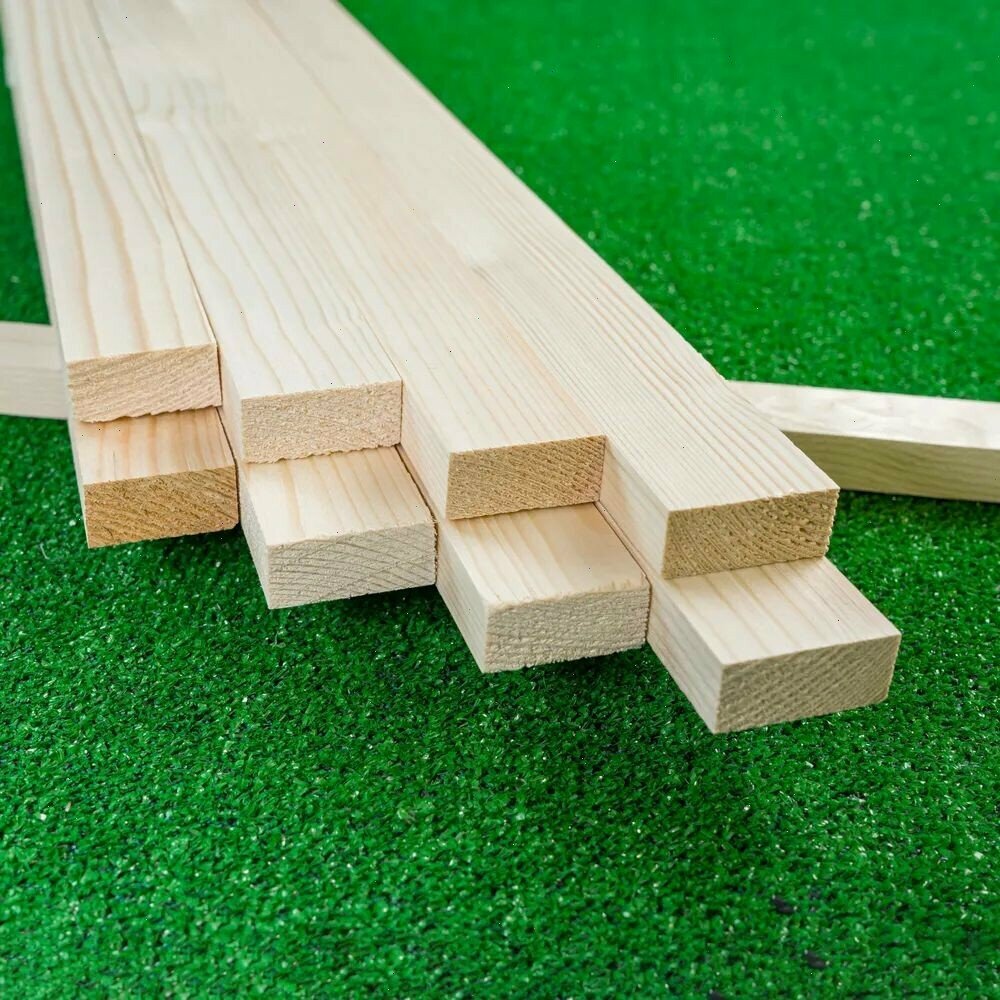 Брусок ГОСТ 50х40х3000 мм деревянный хвоя, строганный размер в размер, сухой, рейка камерной сушки