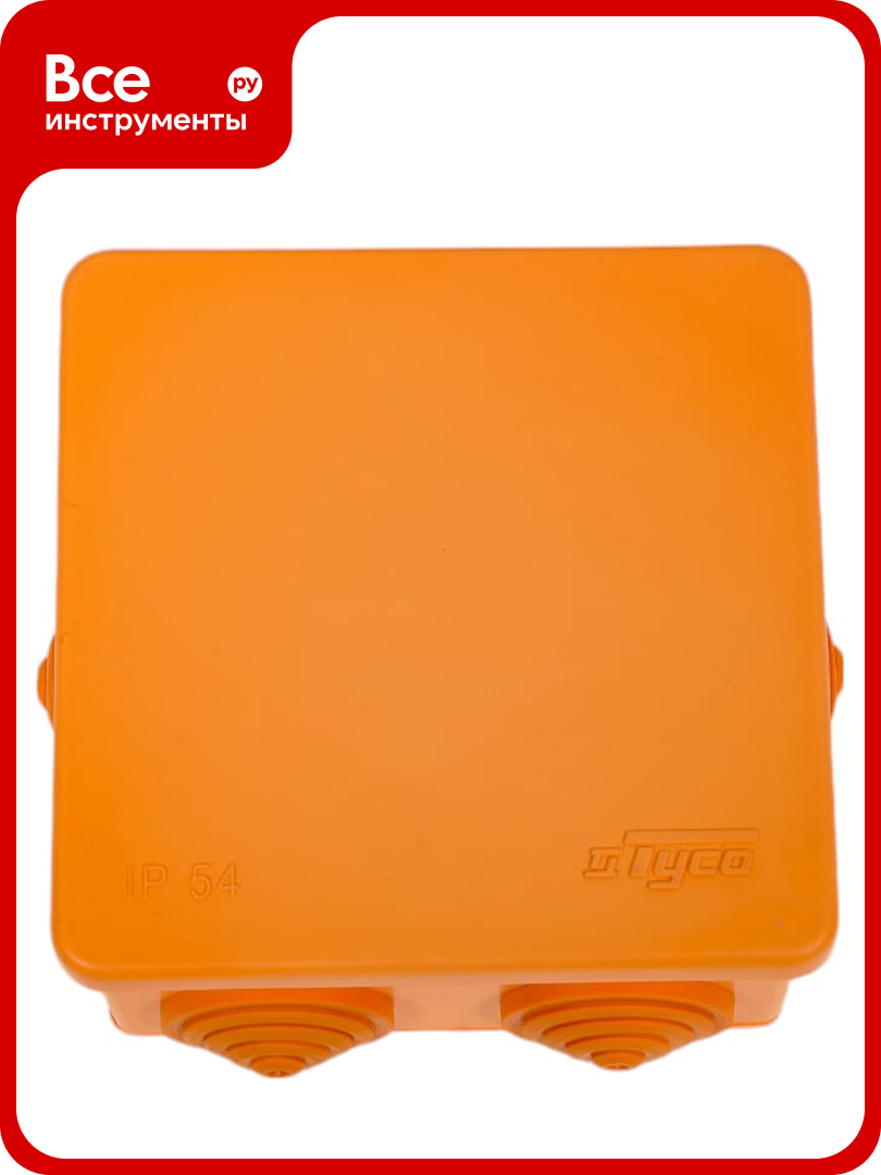 Распределительная коробка Рувинил Тусо для открытой проводки 85x85x40 мм не распространяющая горение HF 67040НГ