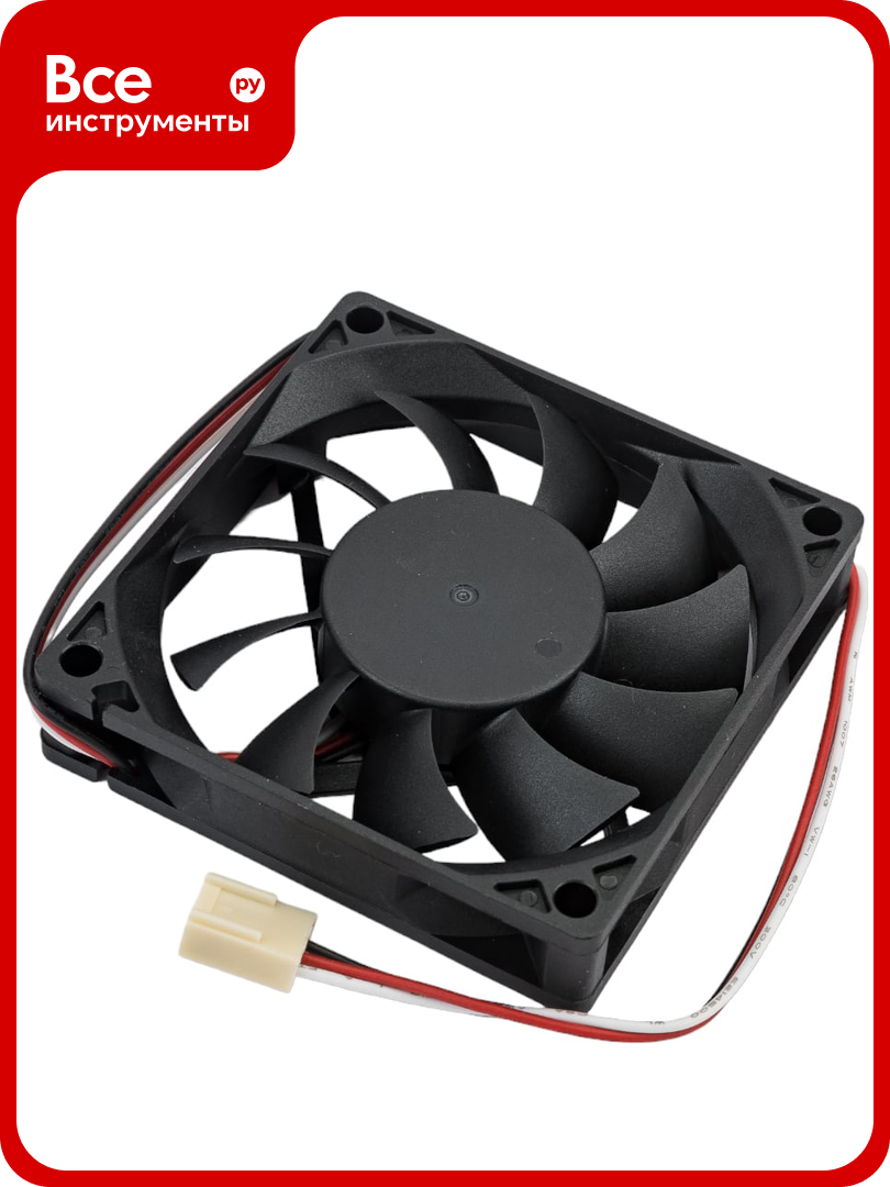 Вентилятор JAMICON KF0715B1HM 70х70х15 12В с разъемом 3 конт. TKP2510-3, тахометр С00034218