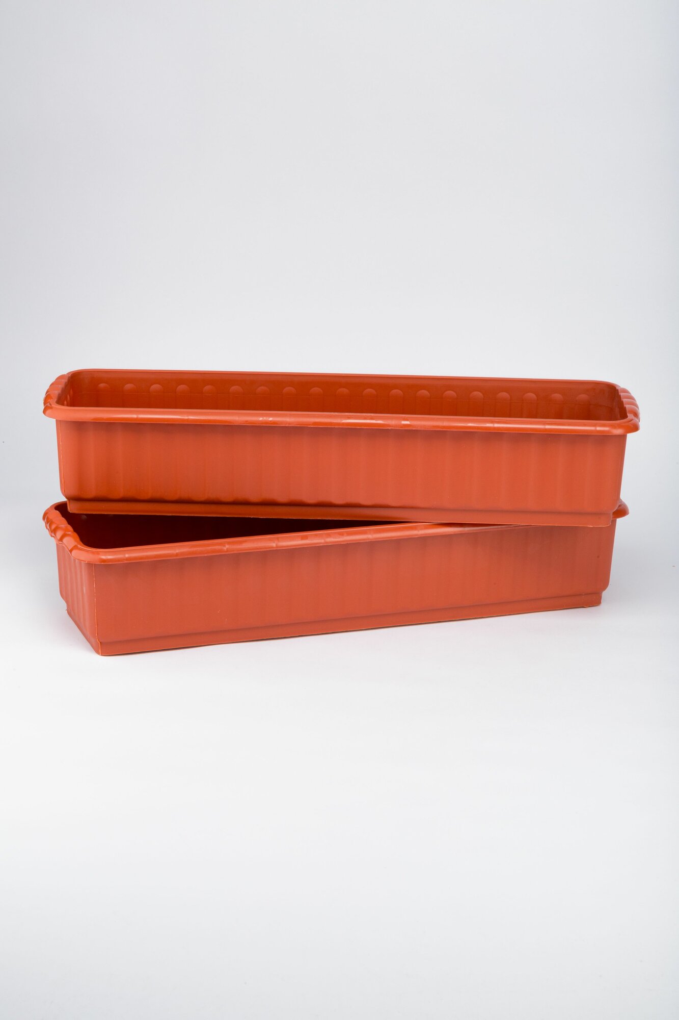 Ящик для рассады 60 cм терракотовый с дренажной решеткой