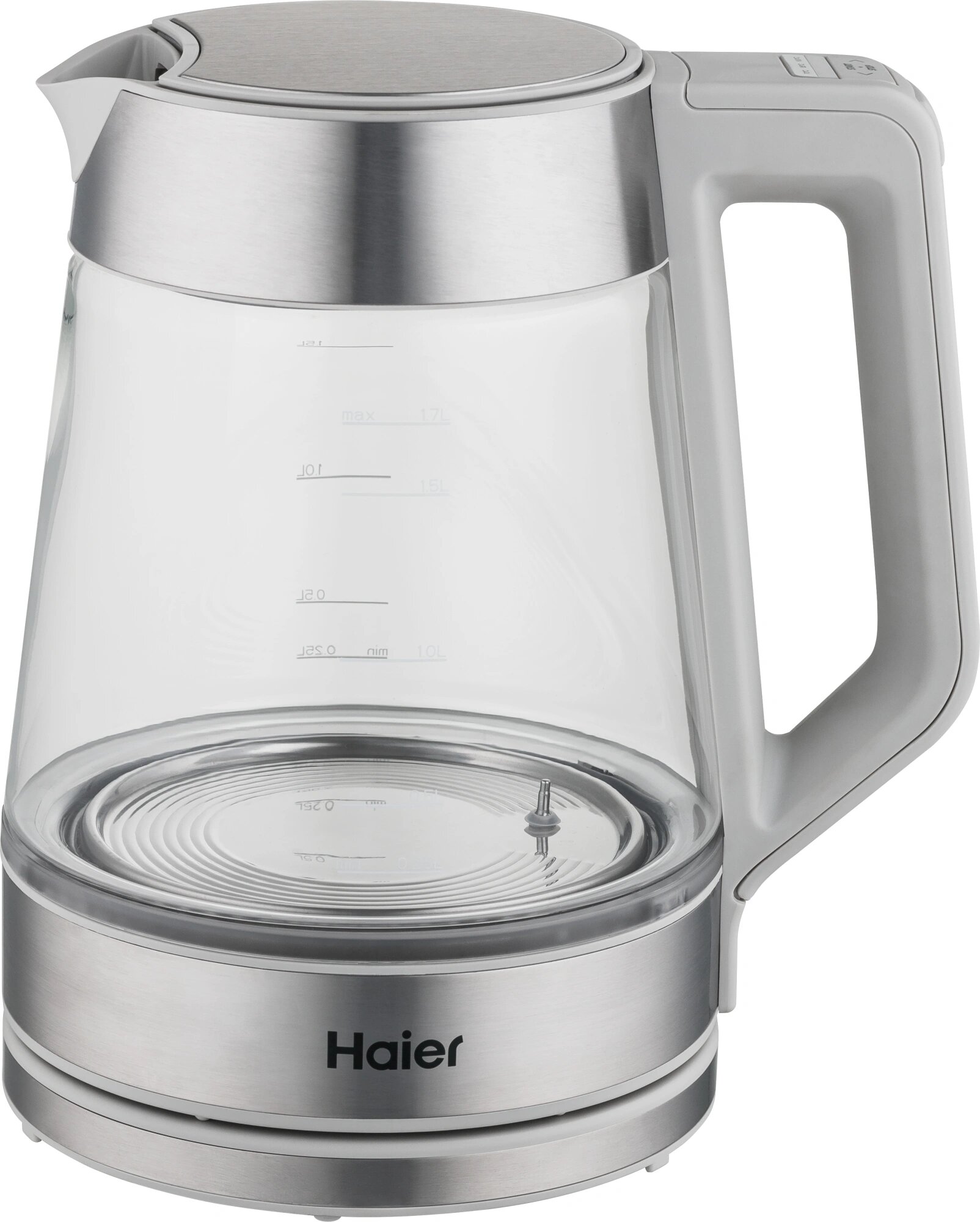 Чайник электрический Haier HK-501 1.7л. 2400Вт серый корпус: