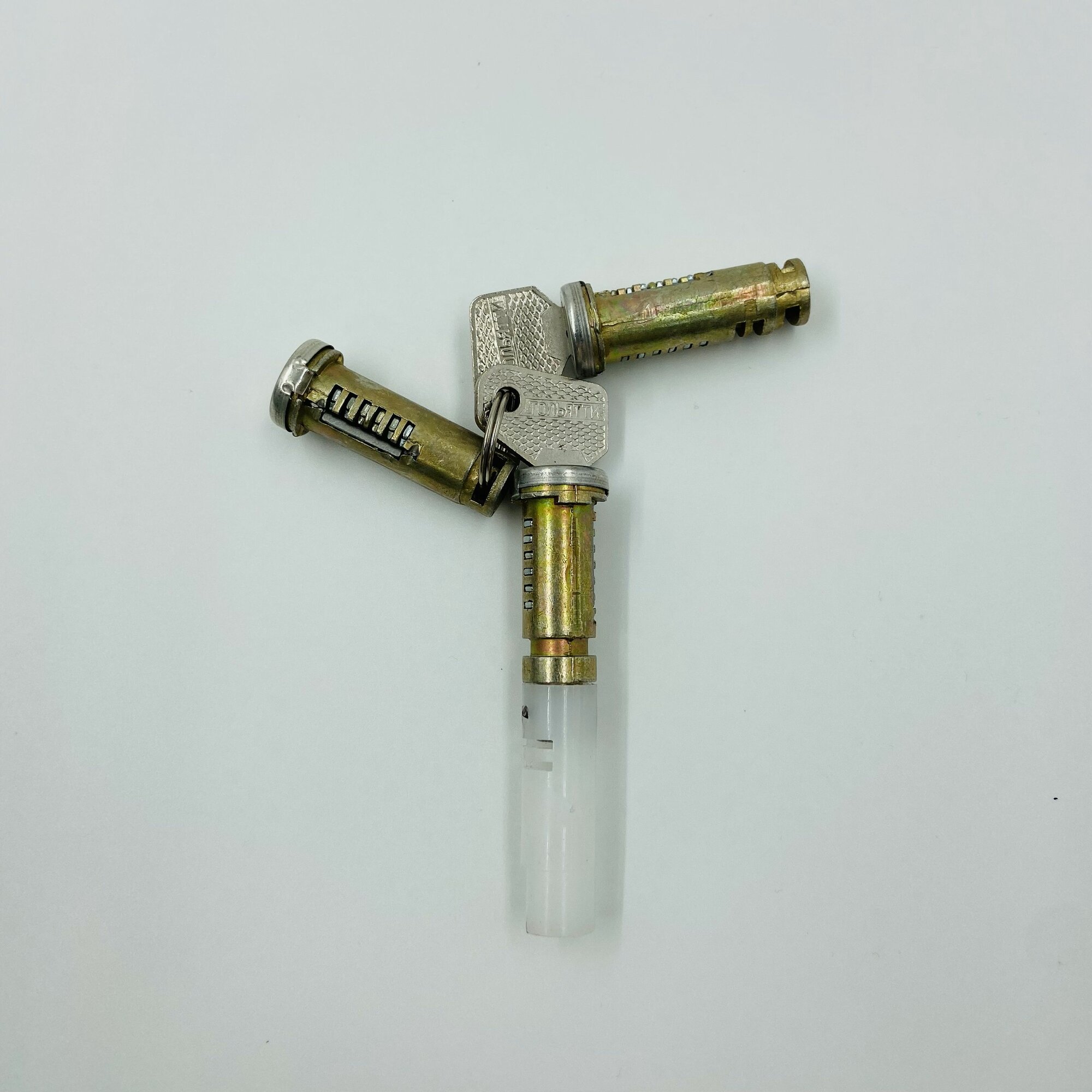 Личинки замков дверей и багажника подходит для ВАЗ 2105, ВАЗ 2107 комплект 3 шт