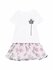 Топ MARC JACOBS Flower skirt set, размер 60, coral pink