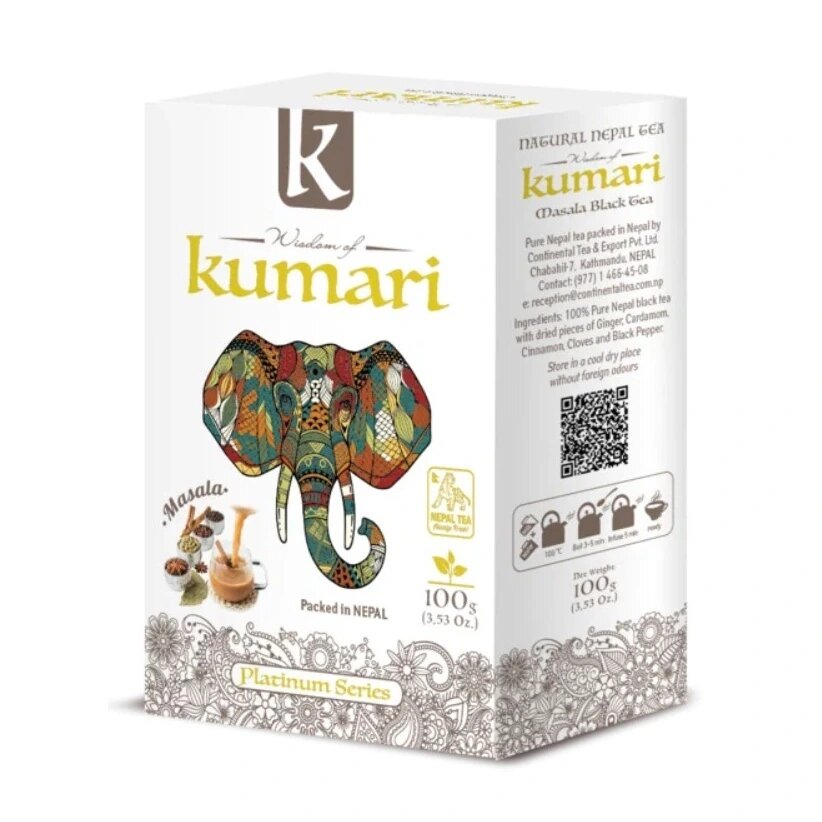 Чай черный Masala Tea Kumari 100г
