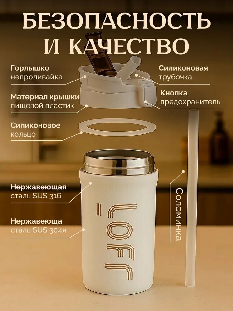 Термокружка, 0.6 л — фото 1