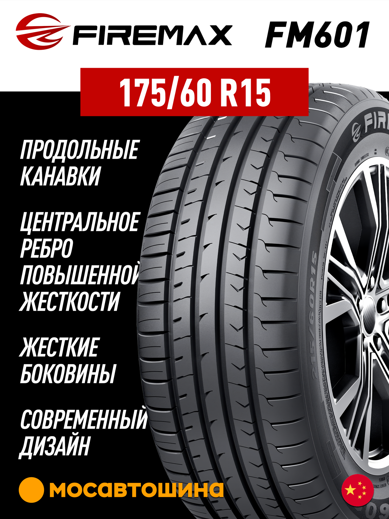 Летние автомобильные шины Firemax FM601 175/60 R15 81H