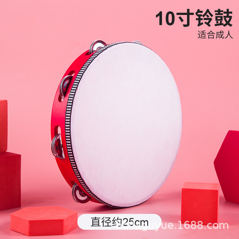 Инструмент ударных Орффа, тамбурин, детский колокольчик, тамбурин для учителей детского сада, деревянный инструмент для обучения танцам