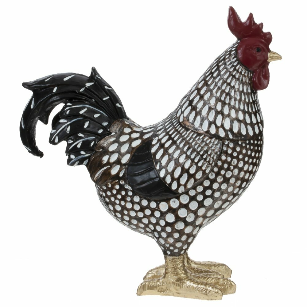 Фигурка декоративная "петух/курица" 13*5.5*15 см. арт.797546, 028419