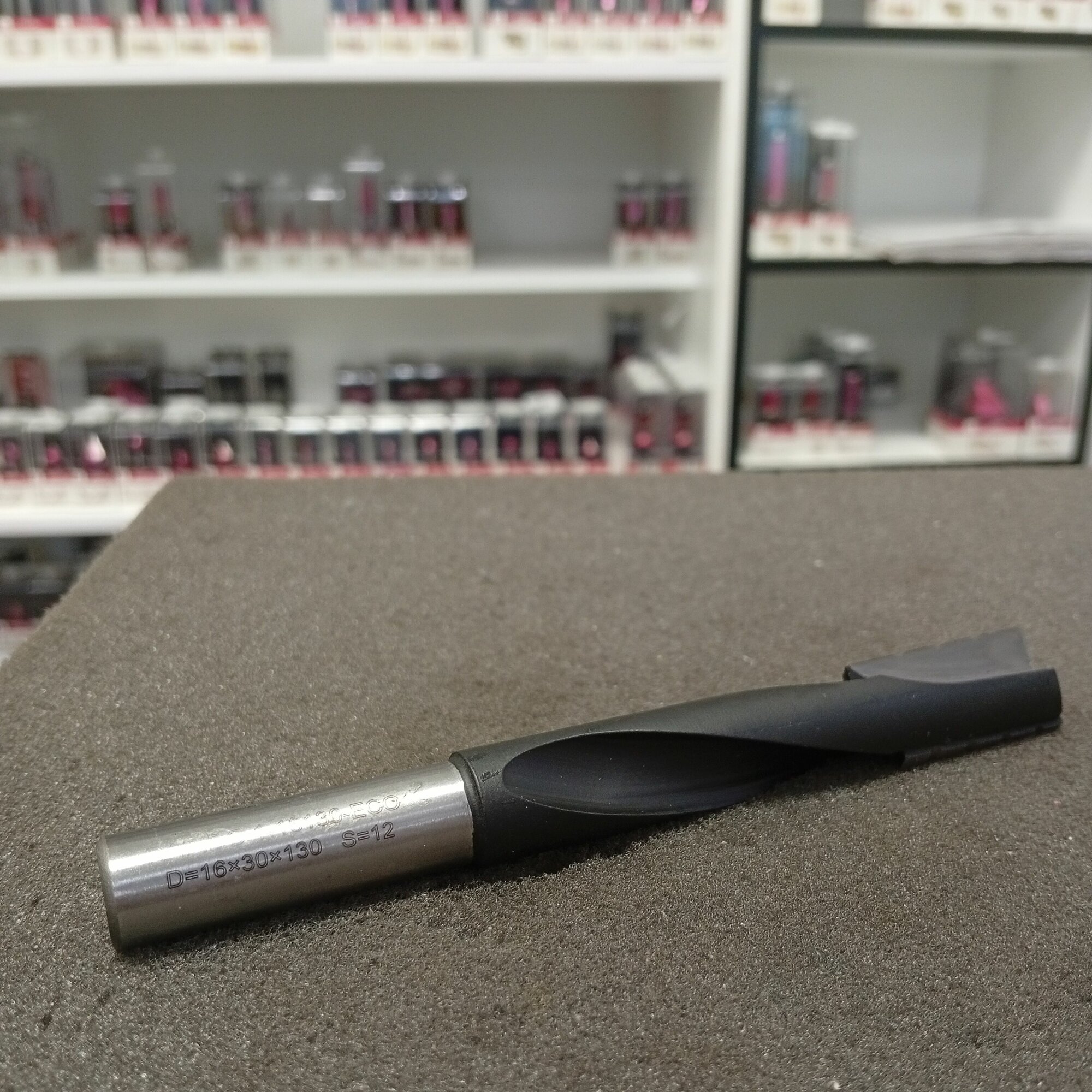 Фреза по дереву, фанере для врезания замков D16x25x130 S12 PROCUT RAPIDO