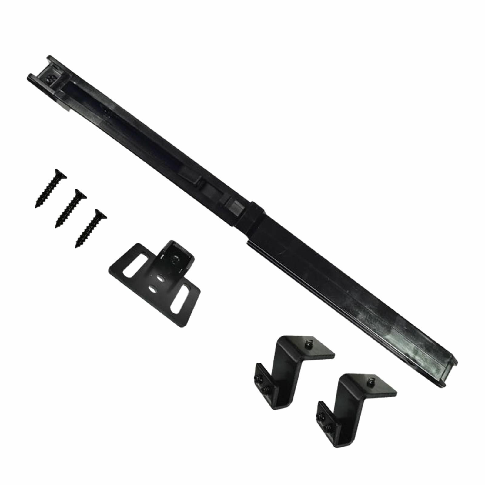 Механизм плавного закрывания для раздвижных амбарных дверей, бессверловой, с пружинным буфером и крючками, легкая установка