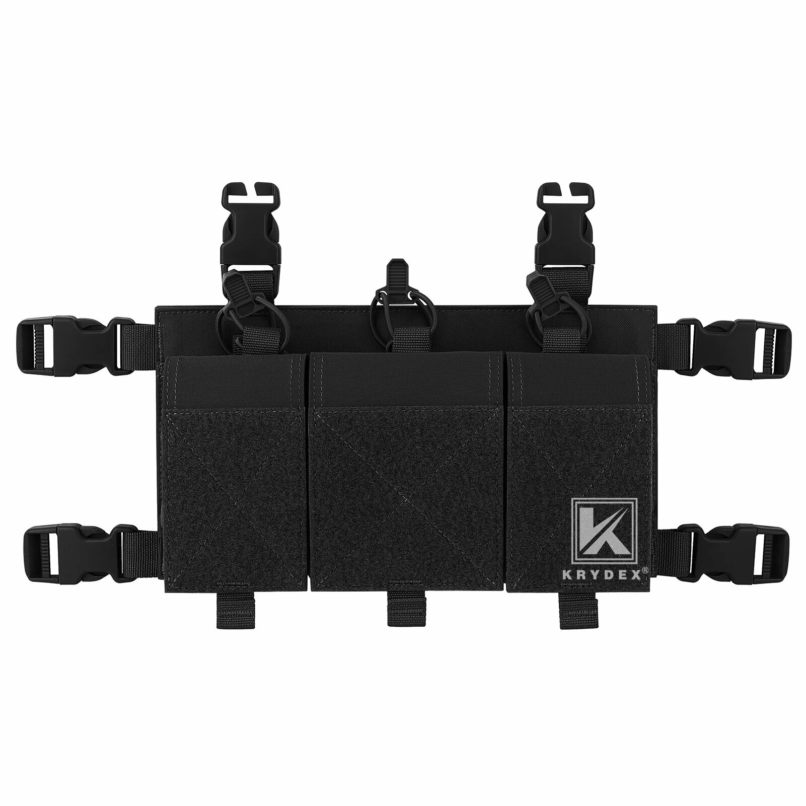 KRYDEX Тактический чехол для журналов 5,56 Черный, Black