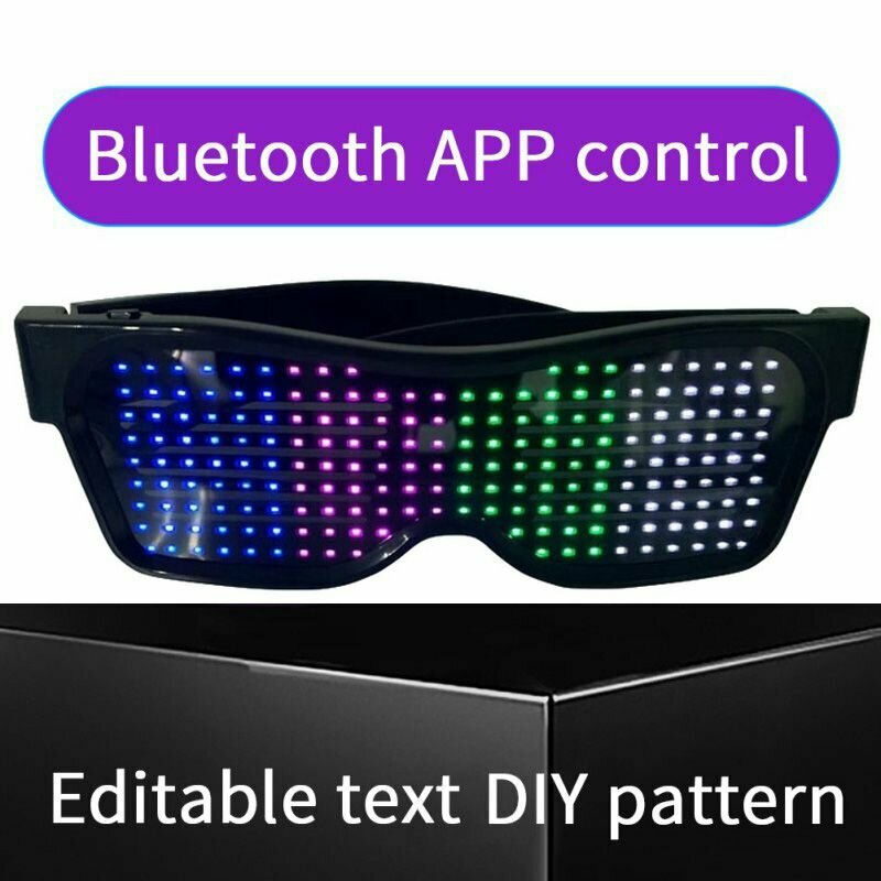 Вечеринка, Бокалы для бара / Блютус Светящиеся очки / USB-зарядка/ Многоцветный
