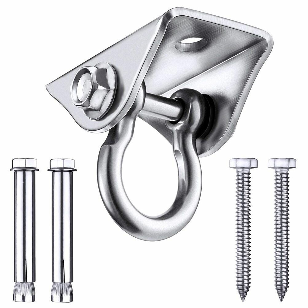 Поворотный D-образный крюк для крепления, грузопод. 500+ кг