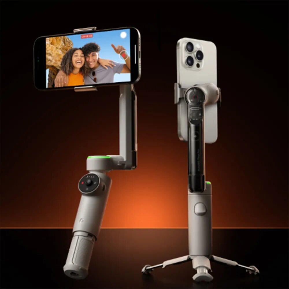 Insta360 Flow pro Стабилизатор для смартфона, защита от тряски, контроль, портативная косметичка Неограниченное отслеживание