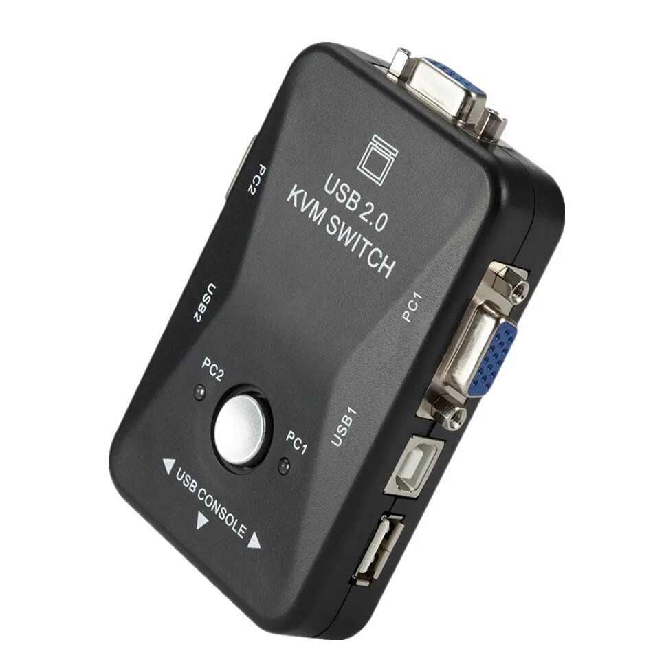 BGGQGG KVM-переключатель 2 портов VGA Host