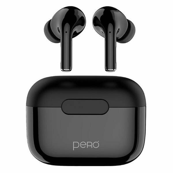 Наушники True Wireless Pero TWS06 COMFORT Black