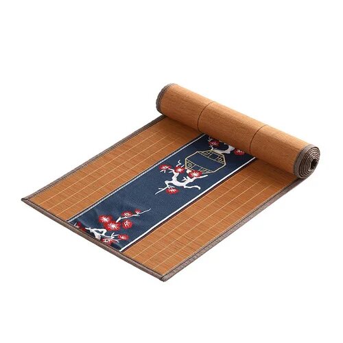 Хлопковый чайный коврик Темно-синий, 30CMx90CM, 08