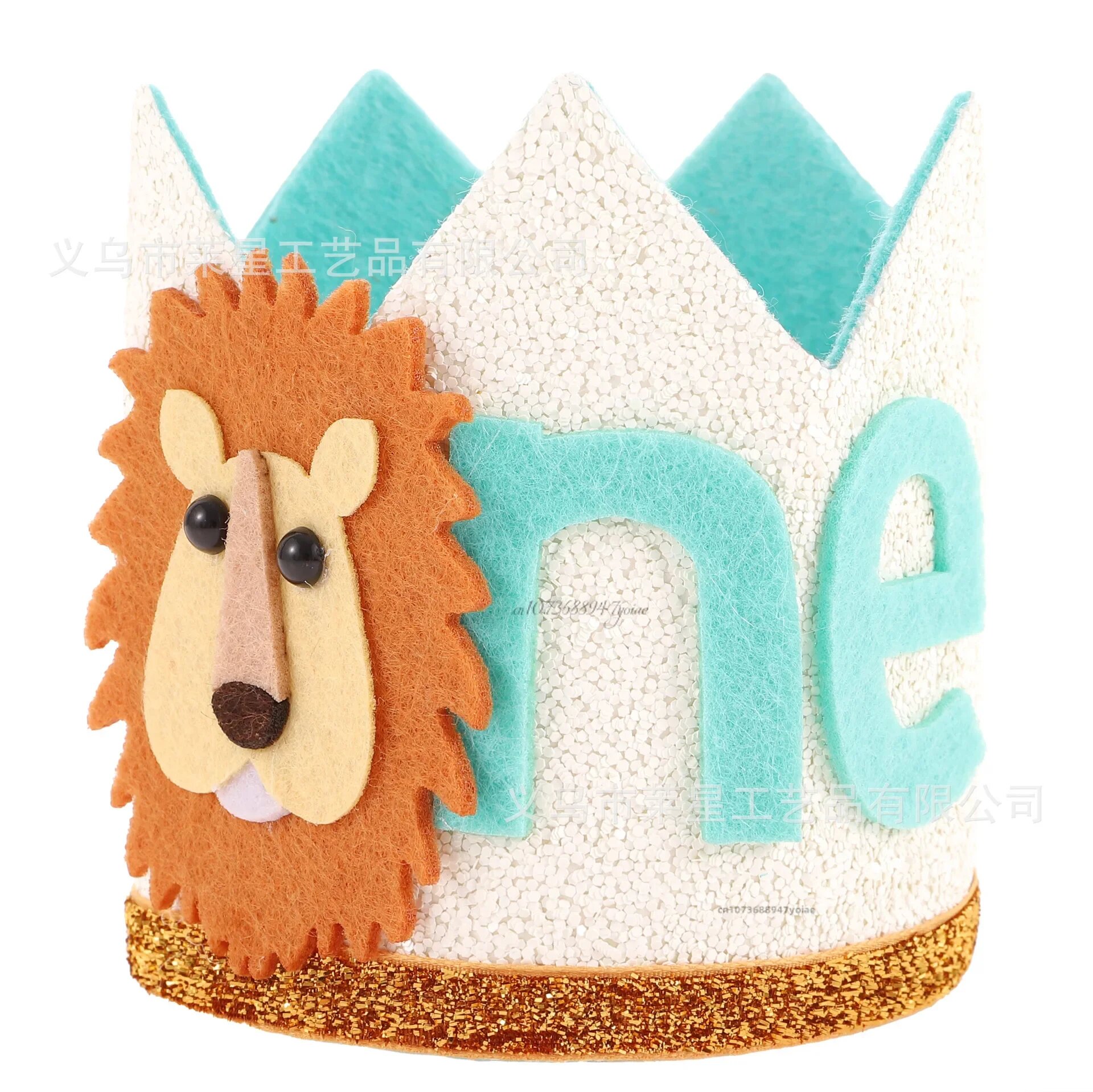 Детская корона с медвежонком для первого дня рождения 10