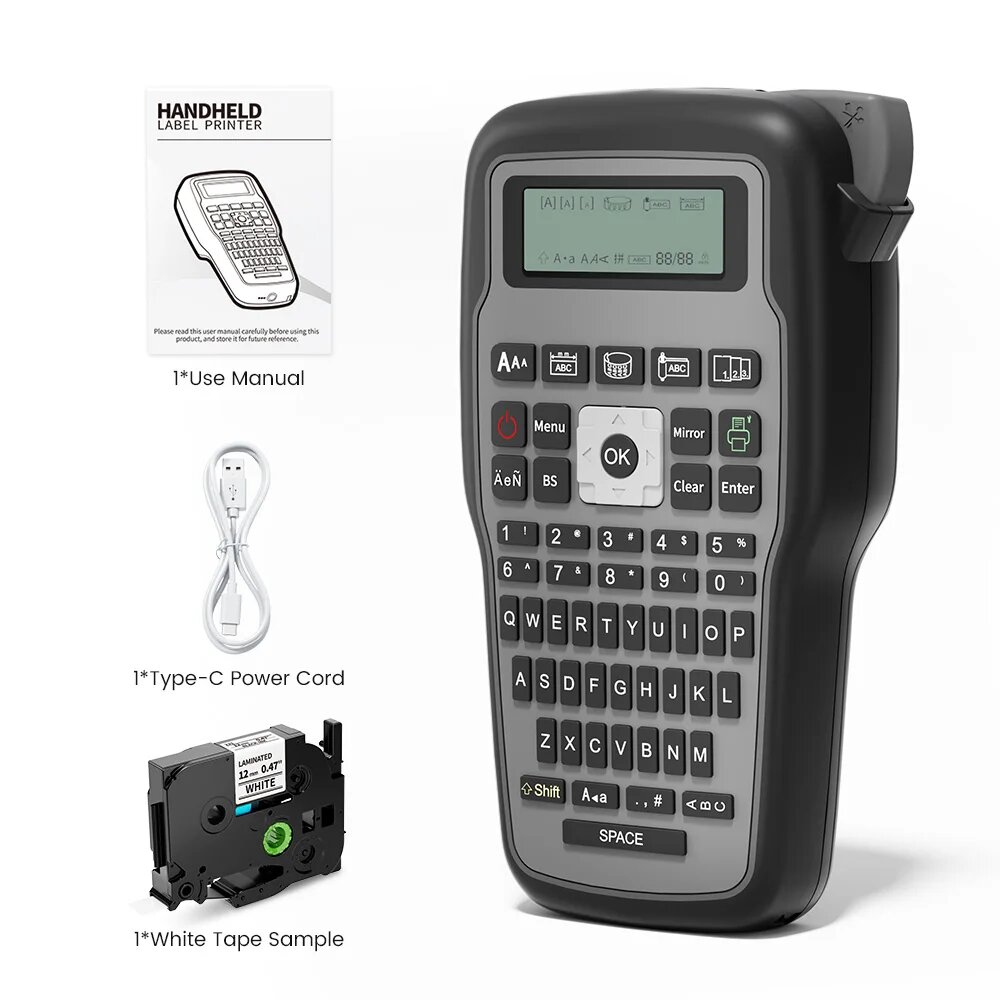 Портативный принтер этикеток MarkField E1000PRO grey