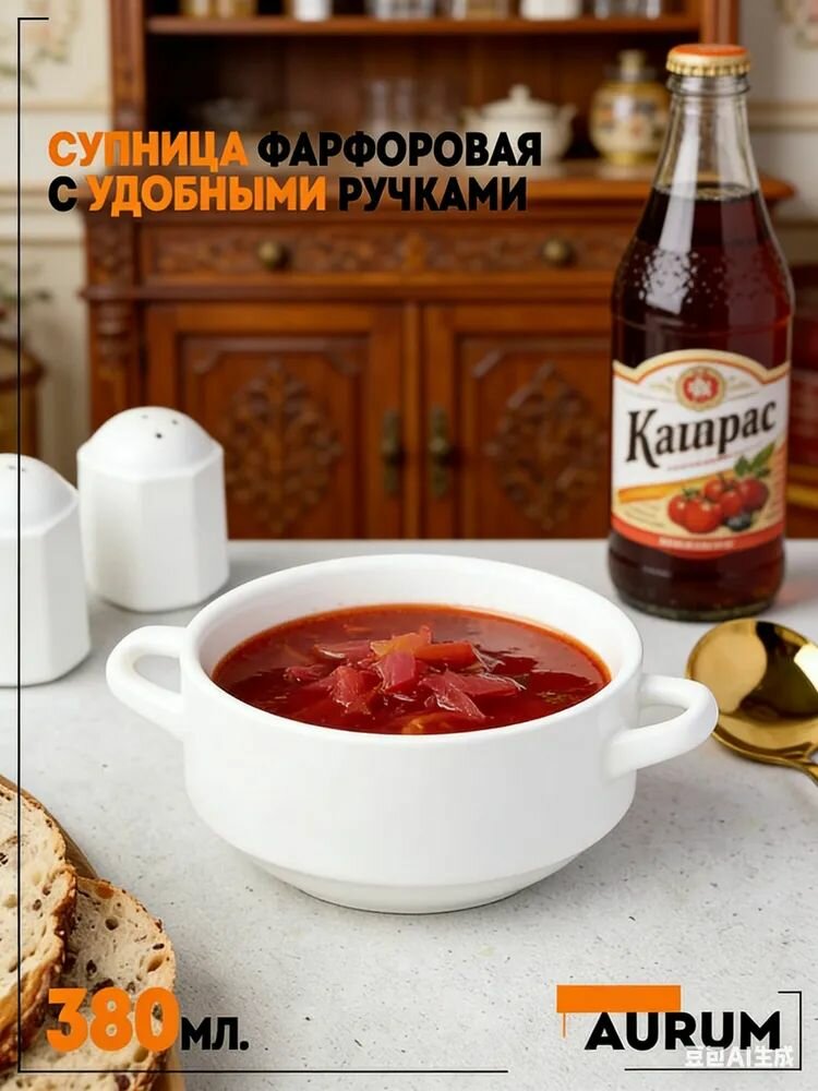 Супница, бульонница, диаметр 12 см