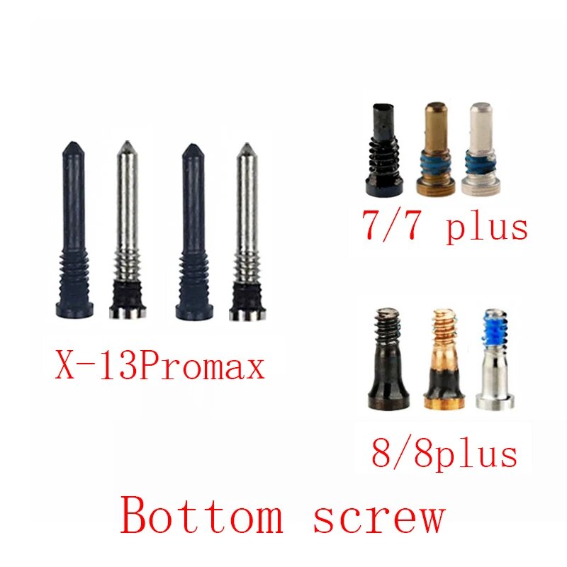 100-200 шт, винты для iPhone 13 Mini 12 11 14 Pro Max X XS XR 7 8 Plus 7G 8G 100pcs X-14Promax