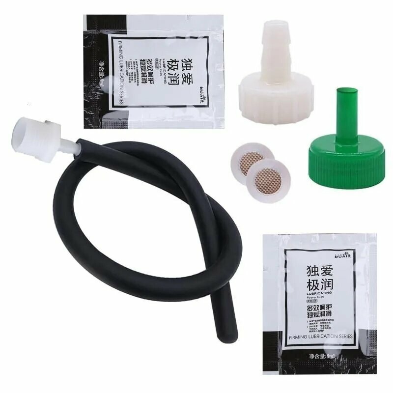 Клизма для очищения кишечника, Черный - Длина 50 см