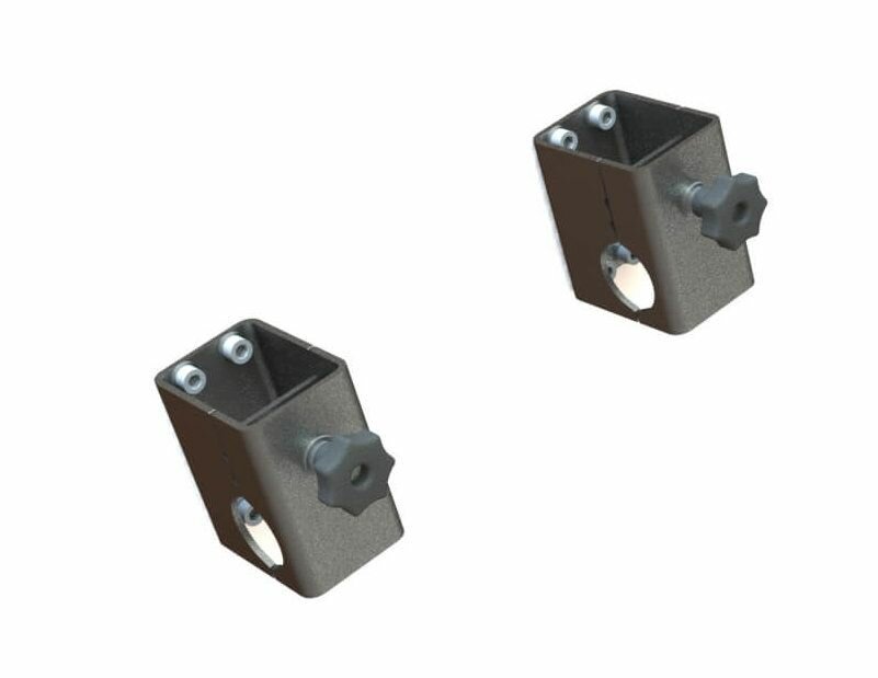 Комплект кронштейнов крепления лопаты на багажник